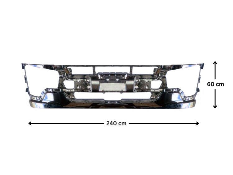 Mitsubishi Shogun 2019 Chrome Front Bumper Bar Low Cab