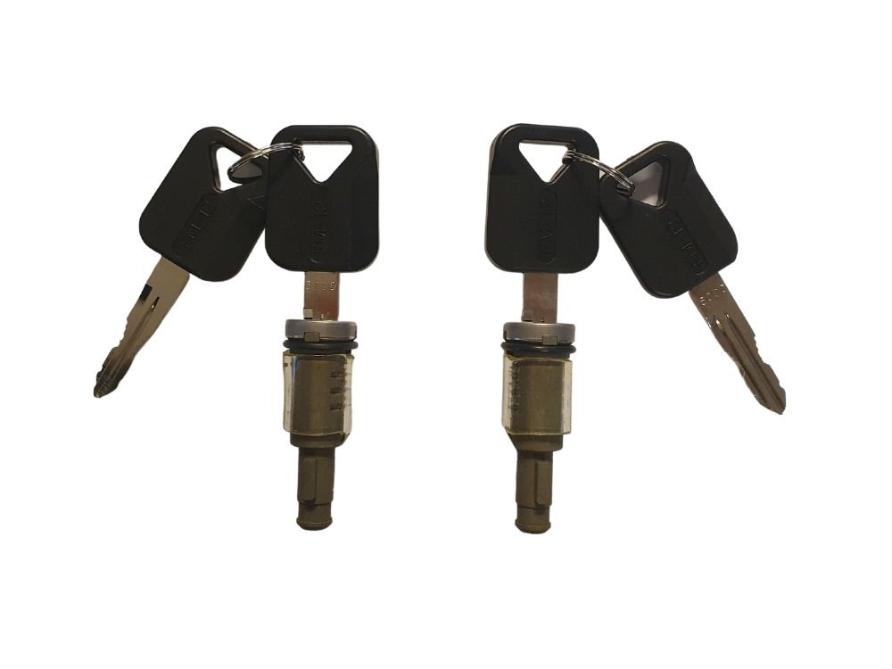 Door Handle Lock Kit R/H = L/H - 2 Locks With Four Keys - FH/FM (02-07 ...