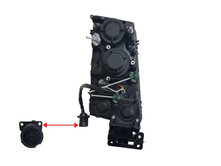 HeadLamp L/H - With Round Plug - FH/FM (02-07) | Moore Truck Parts